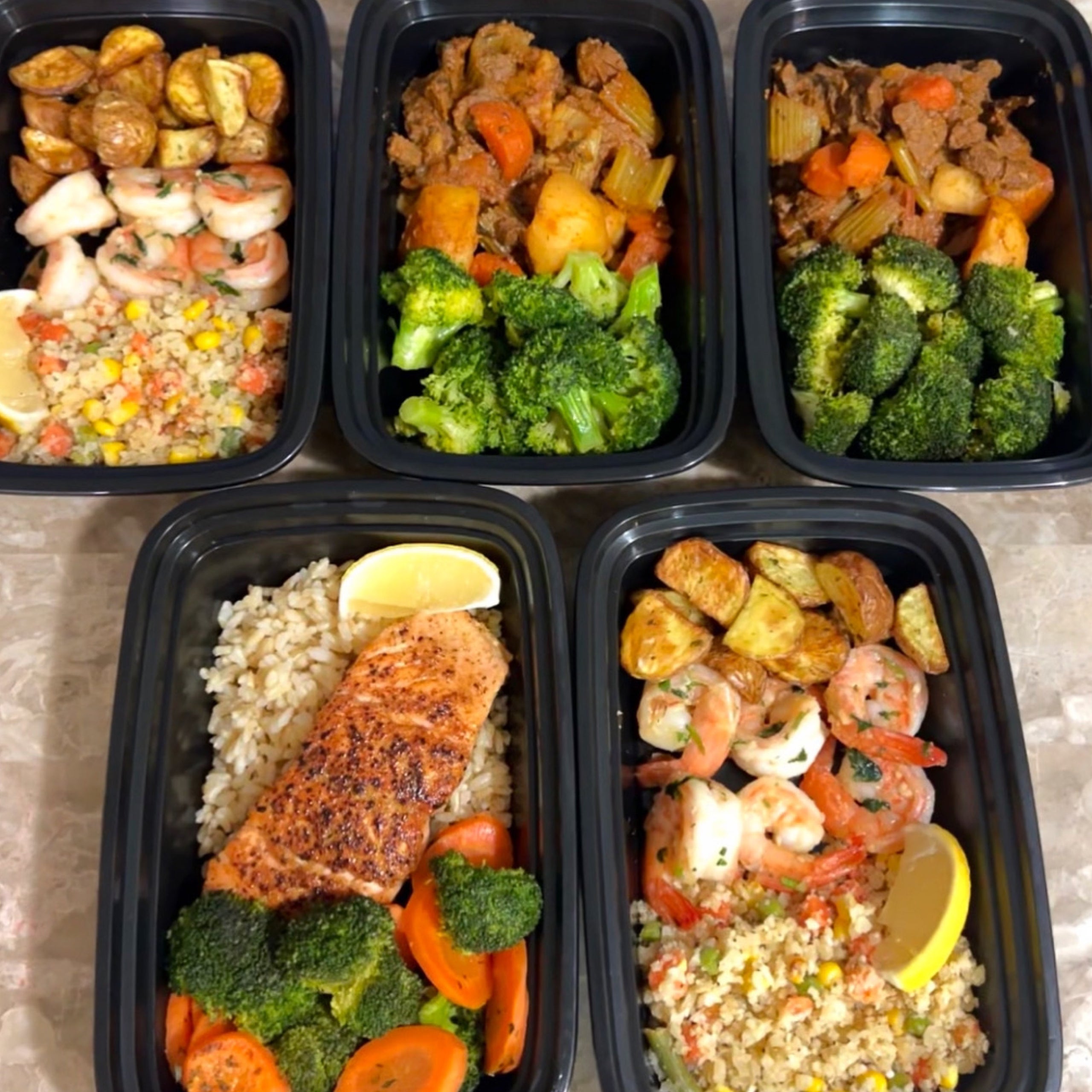 5 Mixed Meal Plan | Healthy Dishes Meal Prep